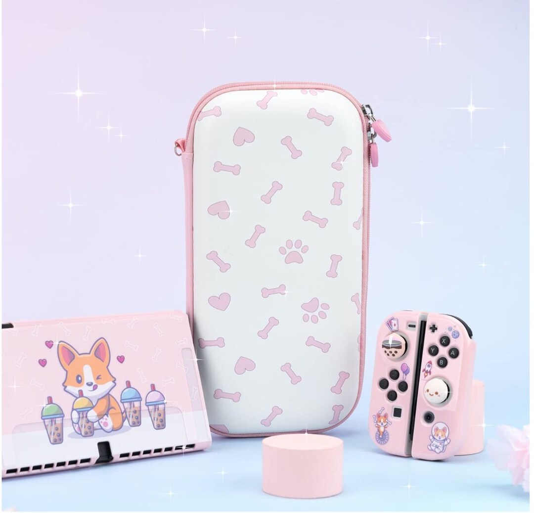 Nintendo Switch Accessory OLED Corgi Boba Nintendo Switch - Etsy