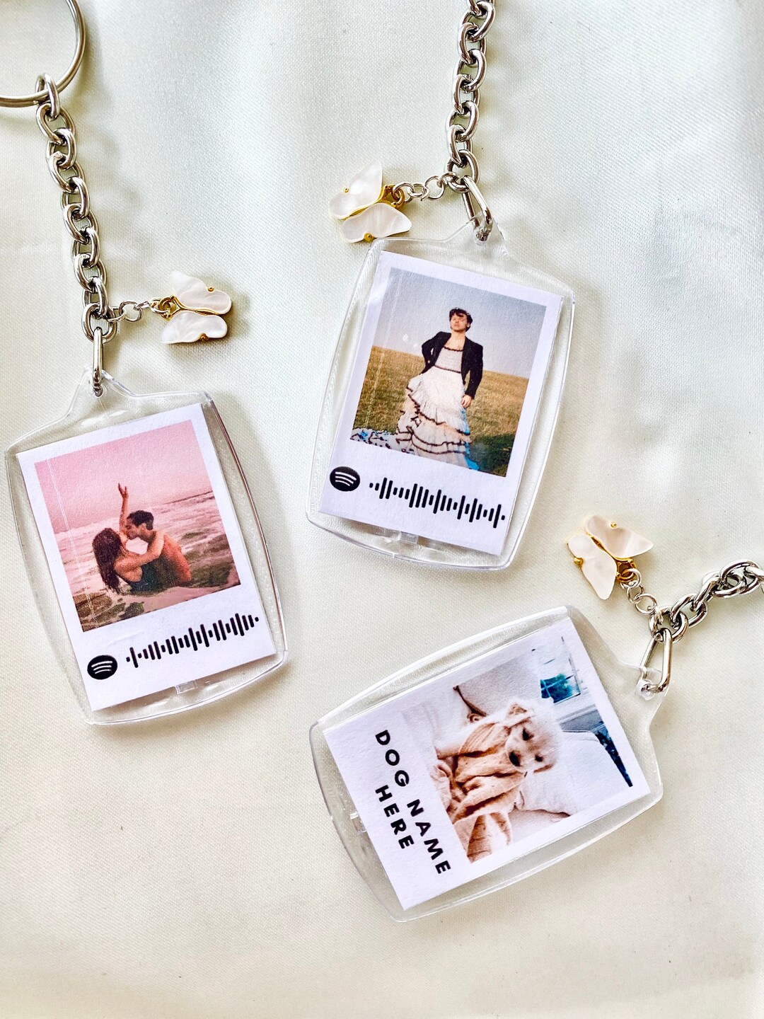 Custom Personalized Polaroid Photo Spotify Photo Keychain With ...