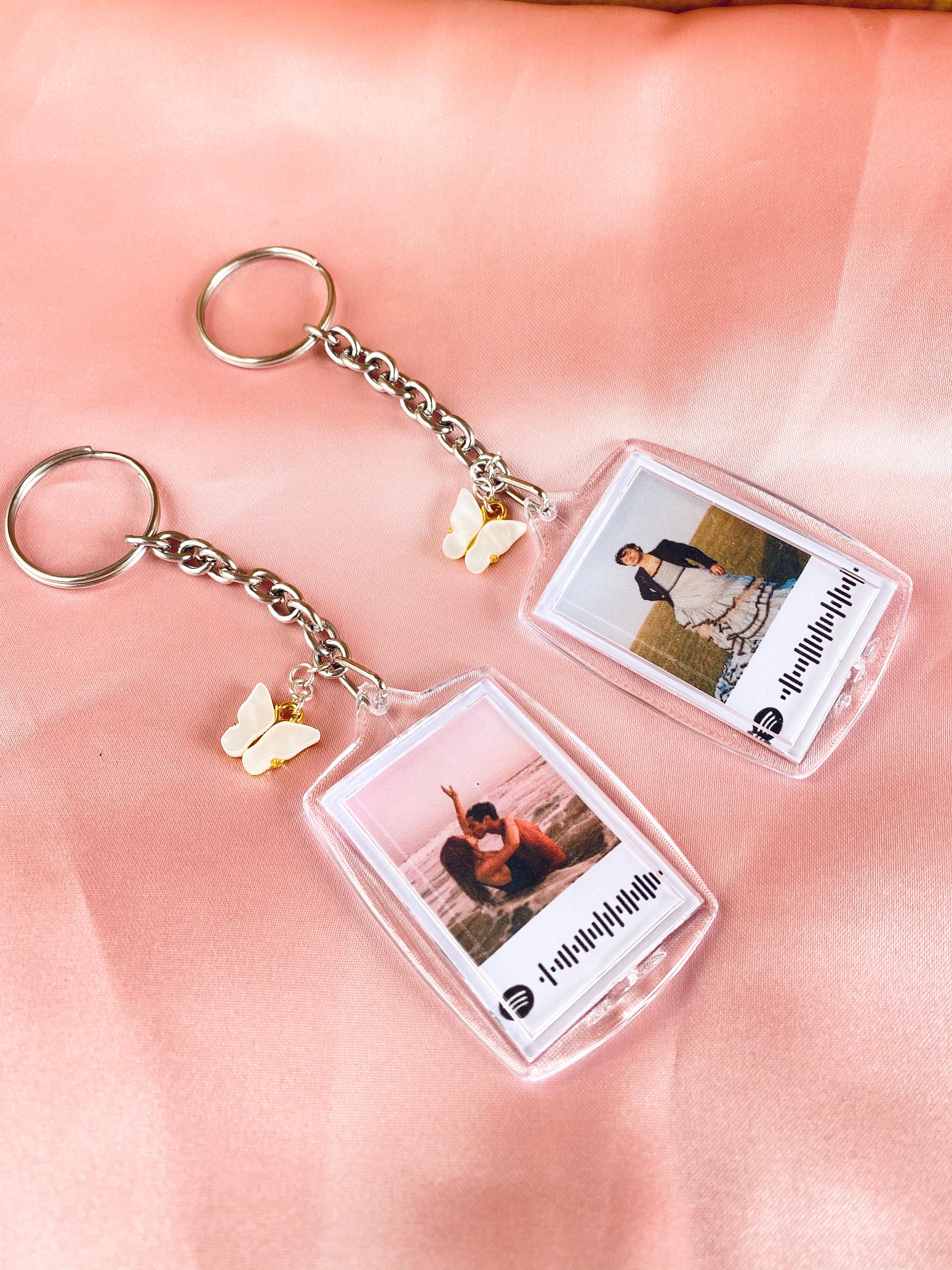 Custom Personalized Polaroid Photo Spotify Photo Keychain With ...