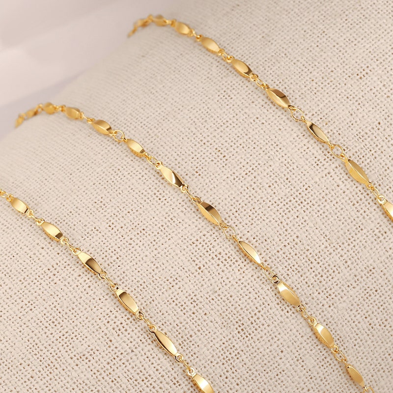 Flat Bar Necklace - Etsy