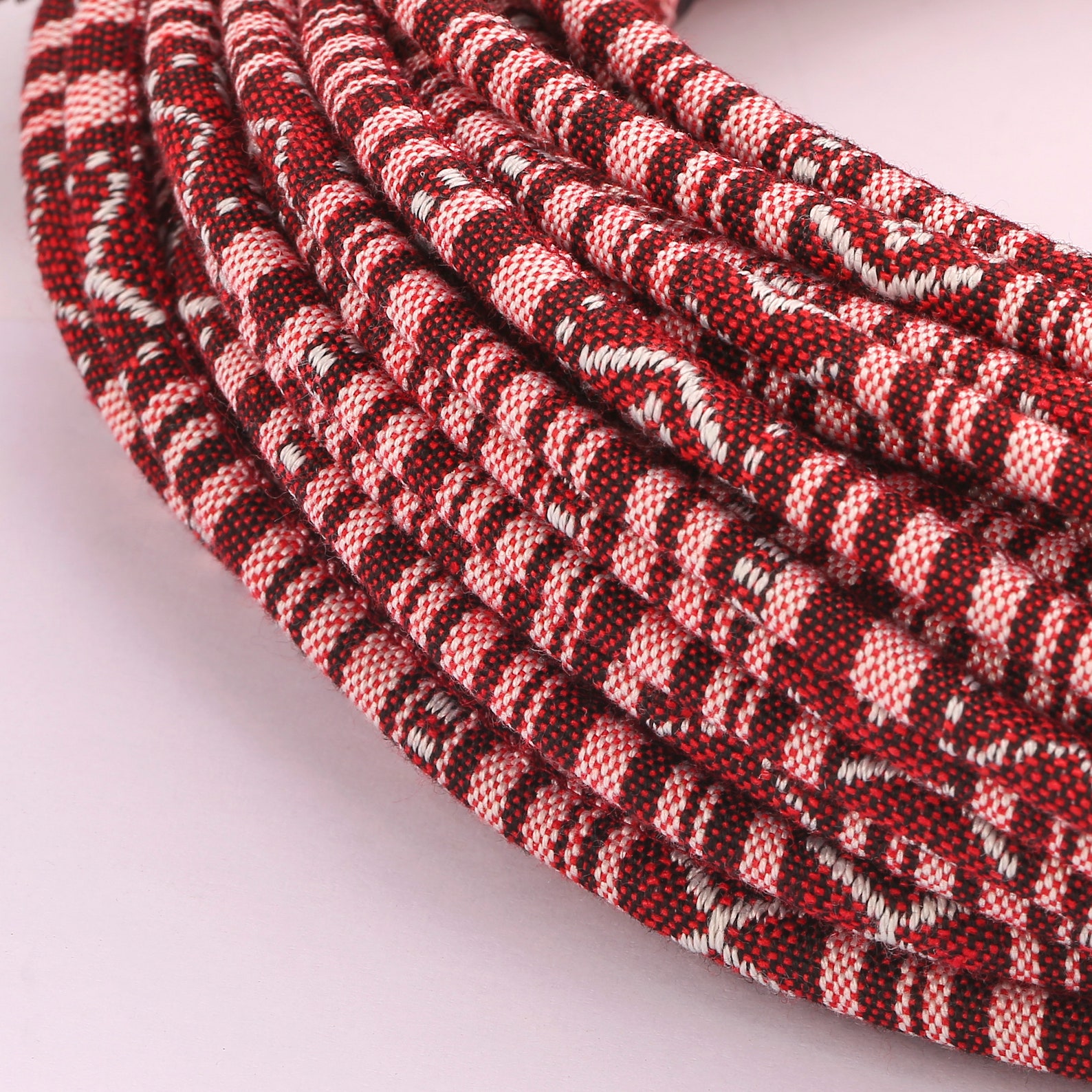 Cuerda étnica de 6 mm cuerda de tela étnica cuerda - Etsy España