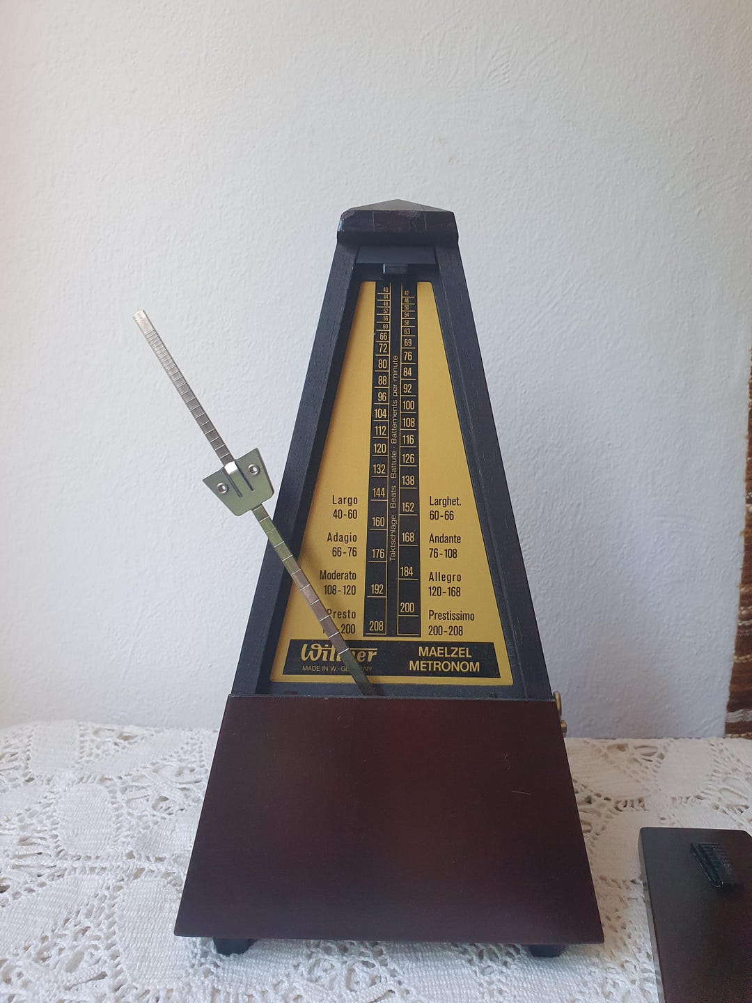 Wittner MAELZEL METRONOME Made in W-germany Vintage - Etsy