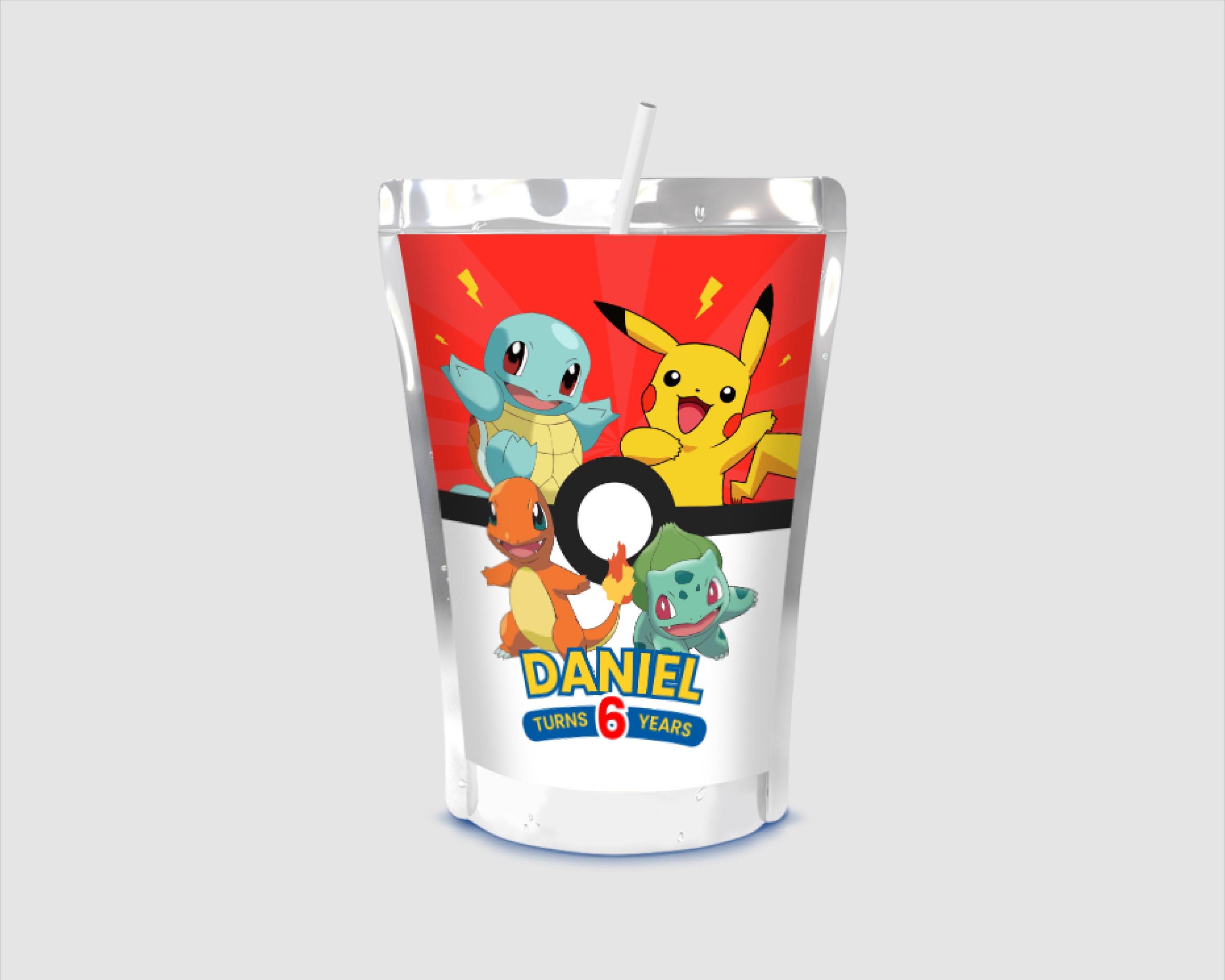 Pokemon Birthday Party Decor Bundle, Canva Templates for Chip Bag ...