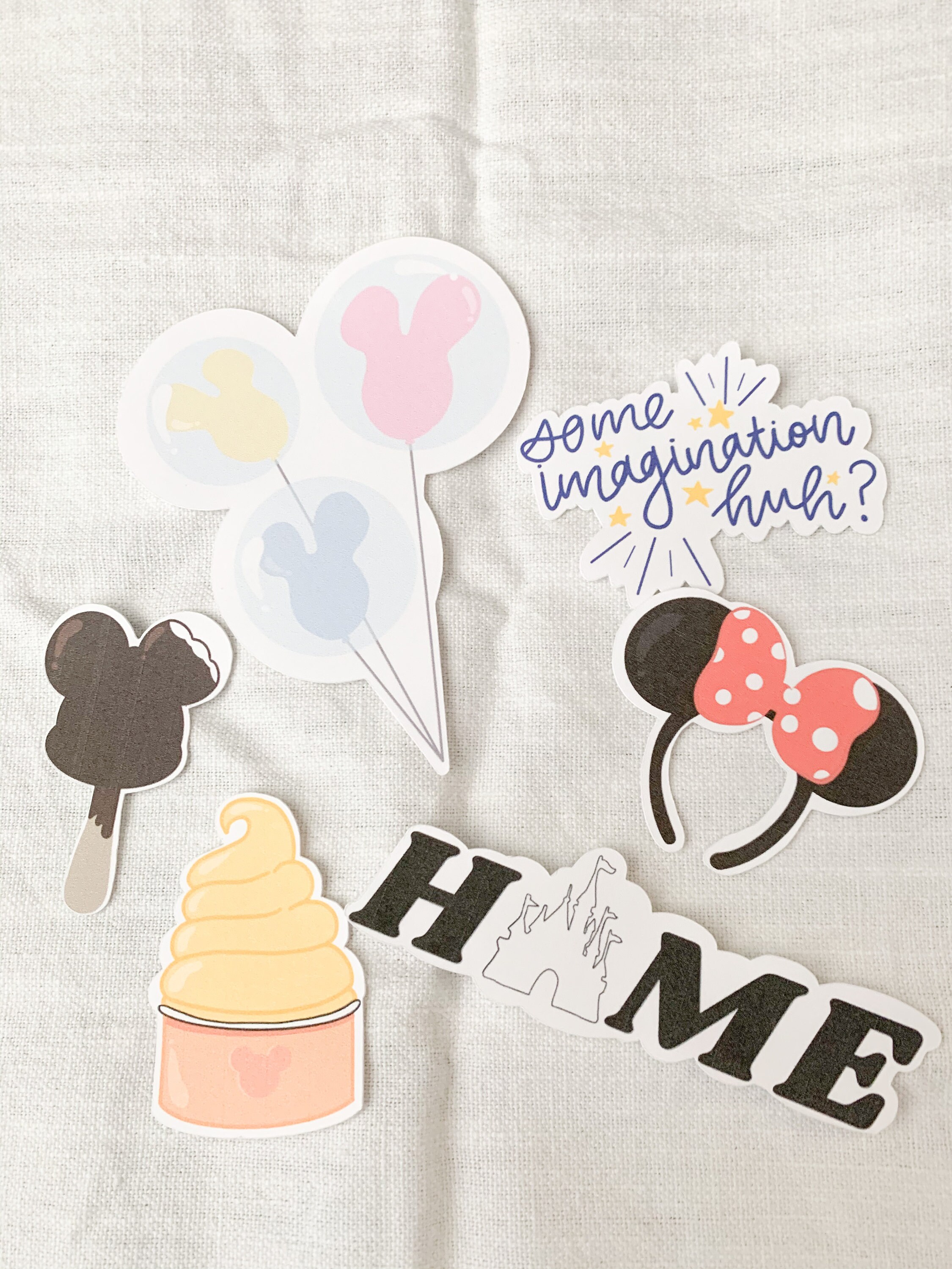 Disney Parks Inspired Sticker Pack // Disney Parks Stickers - Etsy