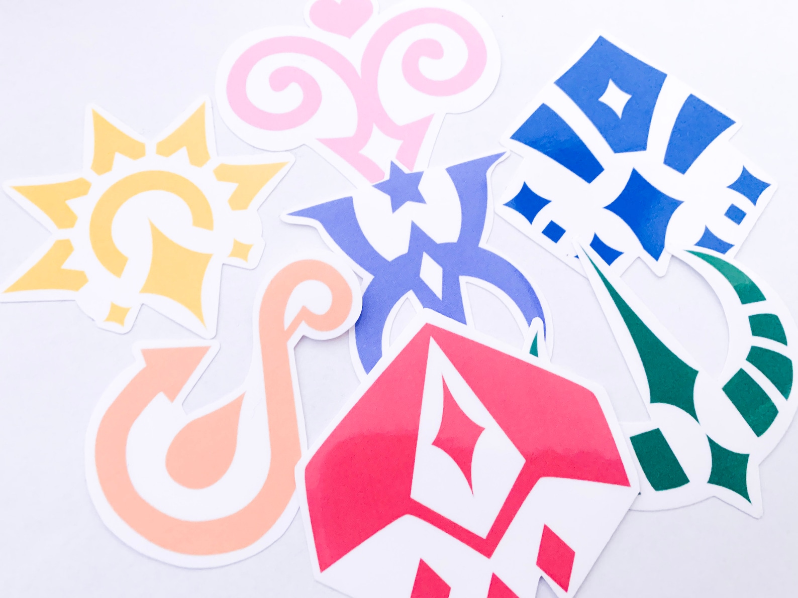 Obey Me Holographic Demon Brothers Sin Symbol Stickers - Etsy