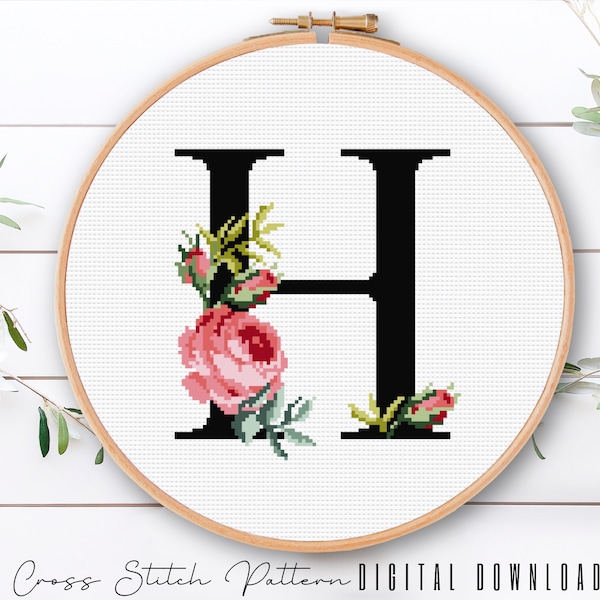 Letter H Monogram - Etsy