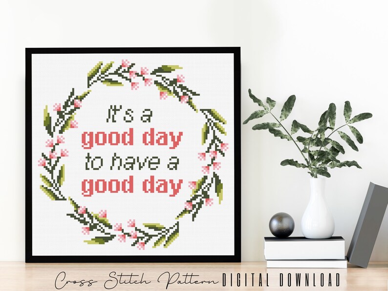 Inspirational Cross Stitch Pattern Counted Cross Stitch | Etsy