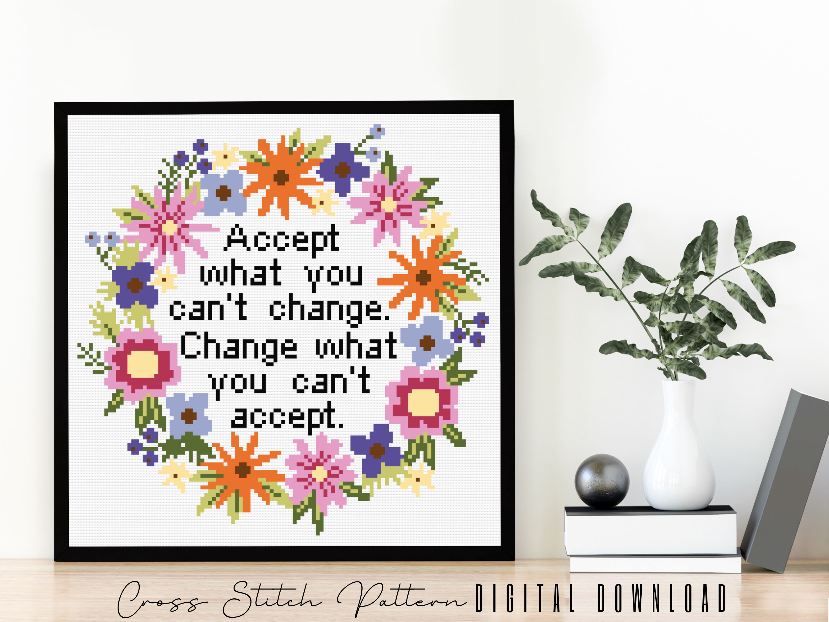 Inspirational Cross Stitch Pattern Counted Cross Stitch - Etsy