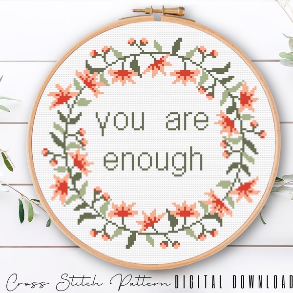 Cross Stitch Quote - Etsy