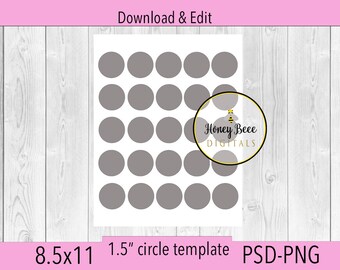 1 Inch Template | Etsy