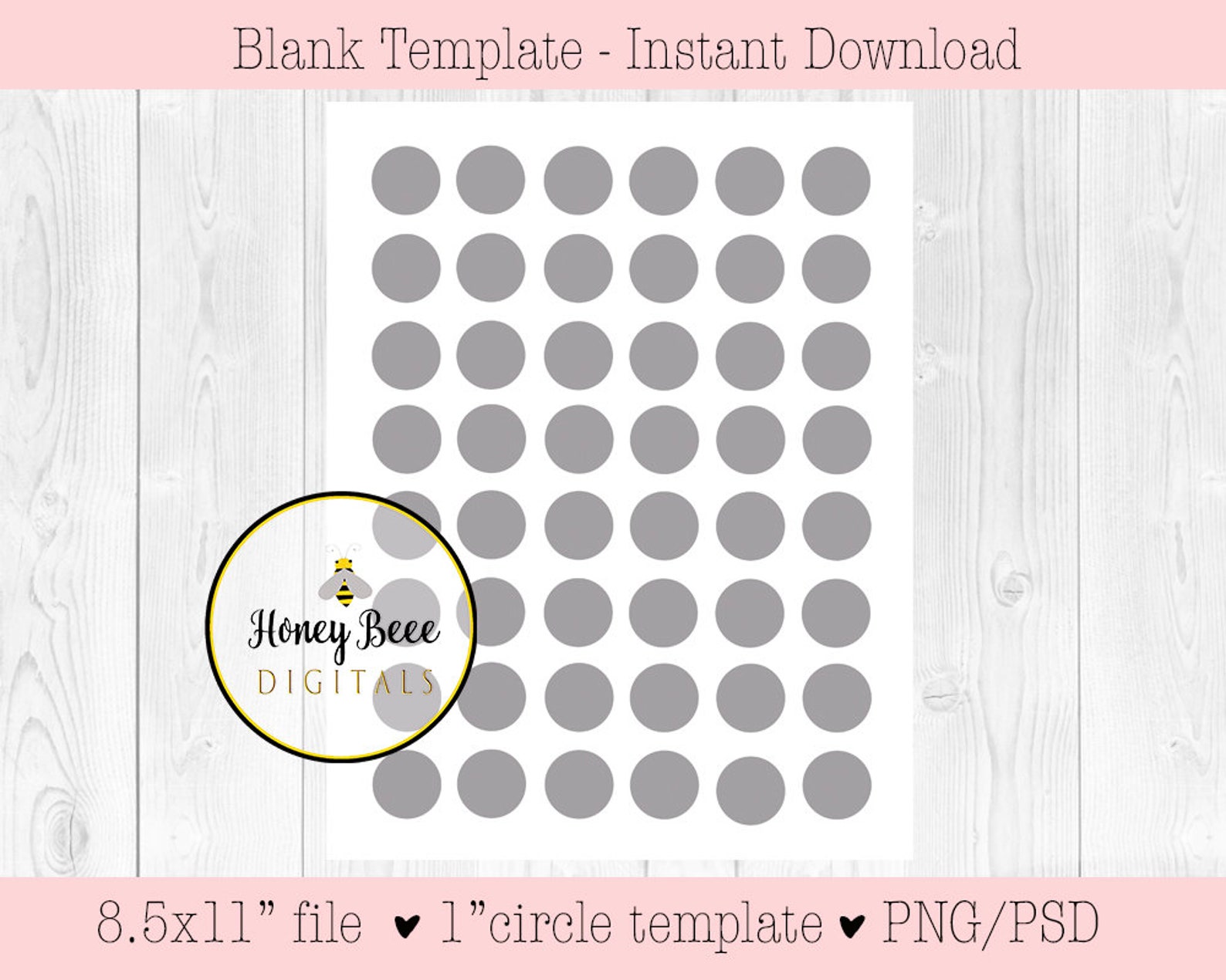 1 Inch Circle Template | Blank | DIY | Design | PSD | PNG | Round ...