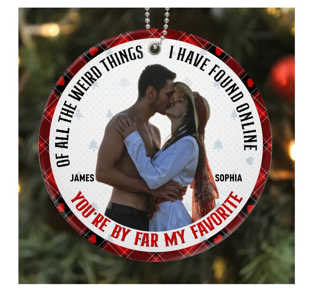 Custom Photo You Are by Far My Favorite Christmas Gift for Couples ...