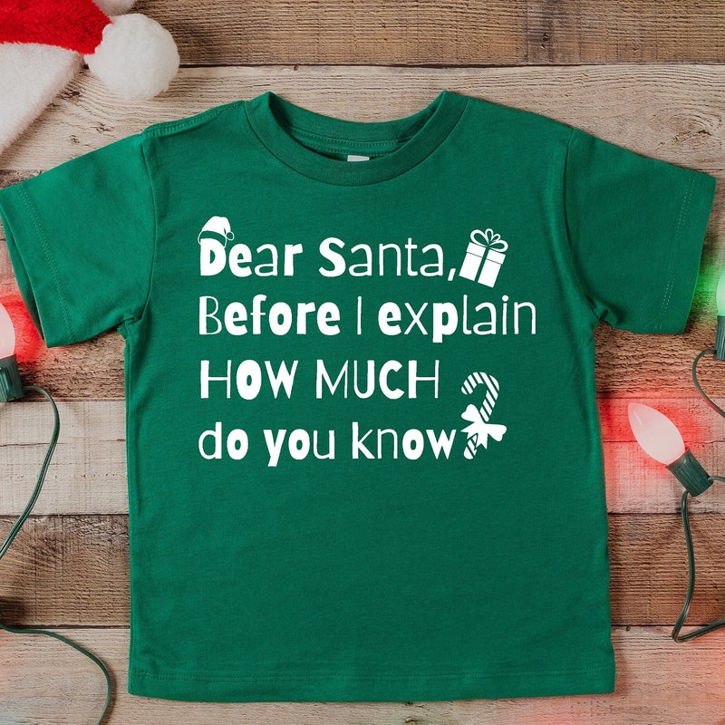 Kids Christmas Shirt - Etsy