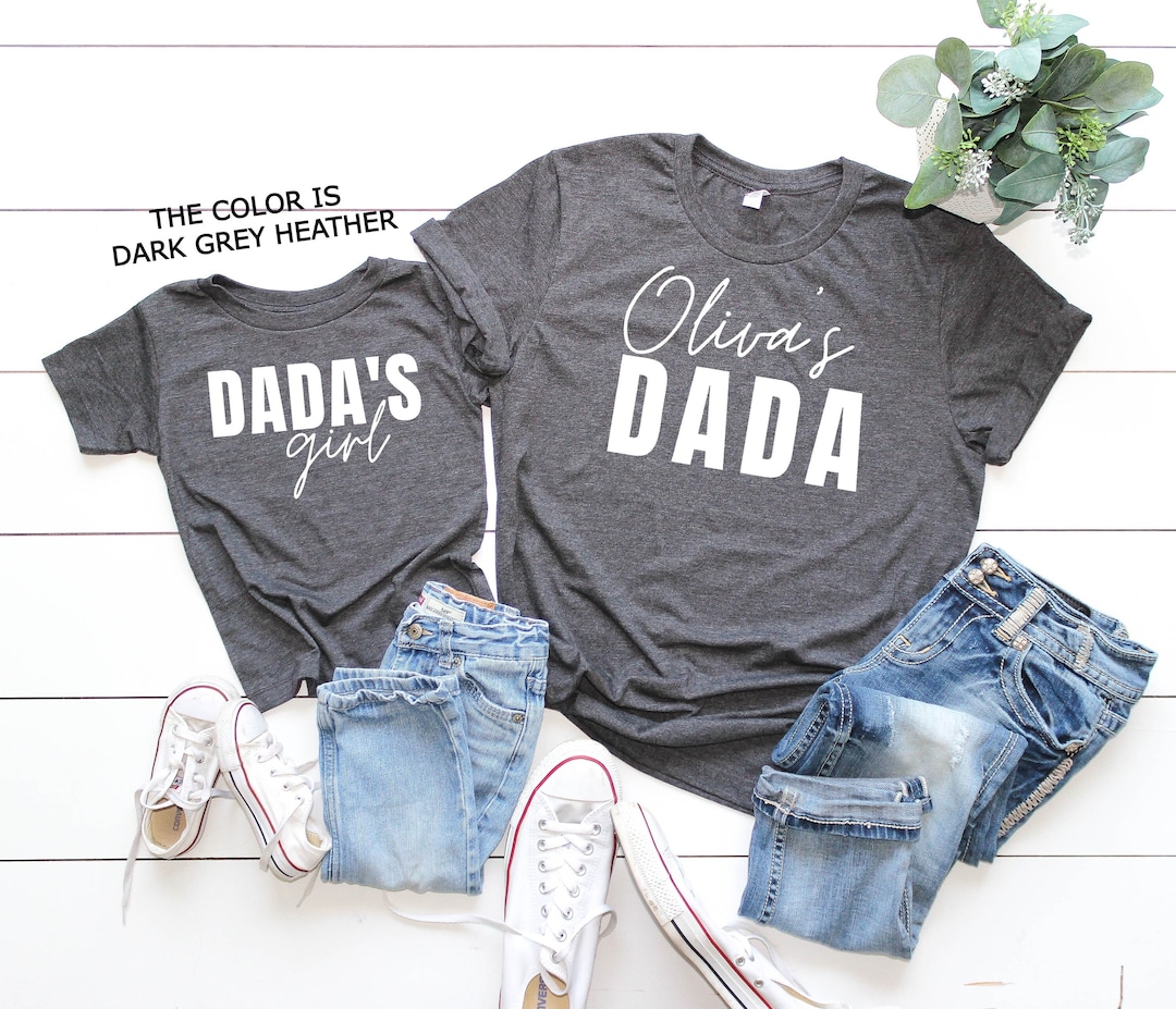 Matching Dada and Kids Shirt, Custom Dada Shirt, Dada's Girl Shirt ...
