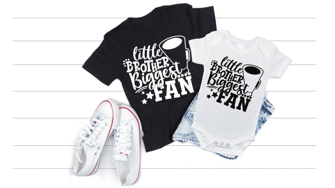 Cheer Brother Shirt: Little Brother Biggest Fan T-shirt - Etsy