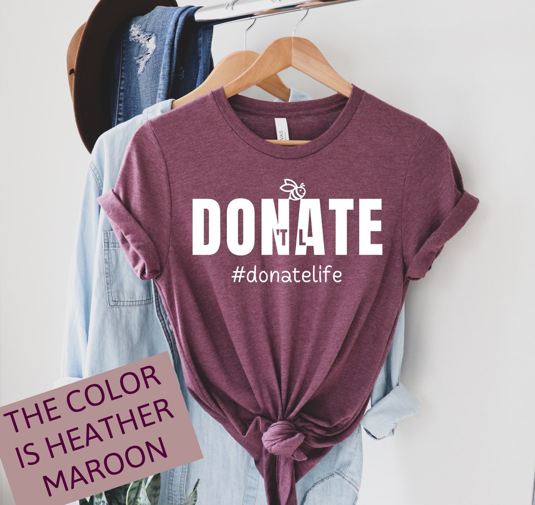 Donate Life Shirt: Organ/blood Donor Tee - Etsy