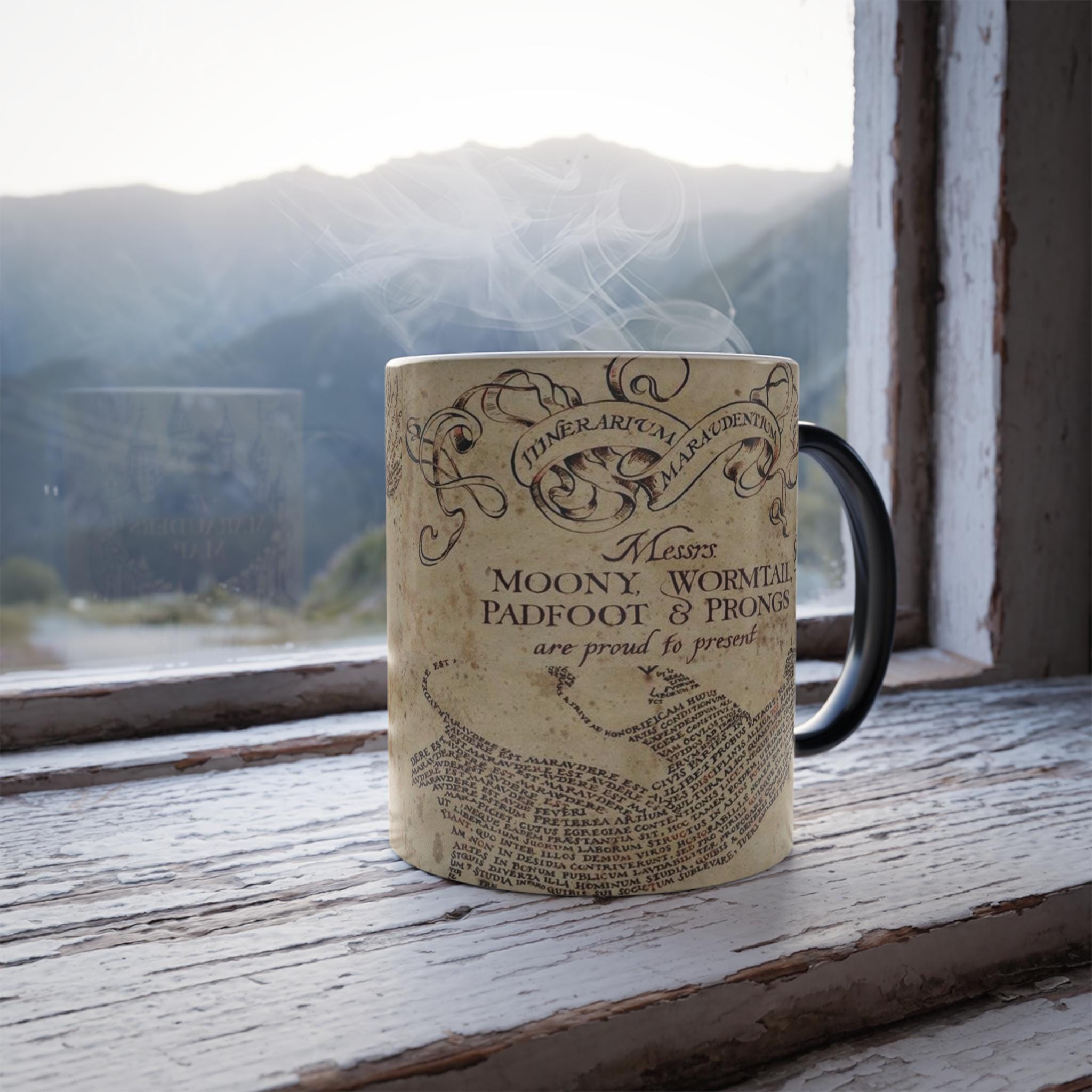 Harry Potter Marauder's Map Color-changing Mug Personalized Heat ...