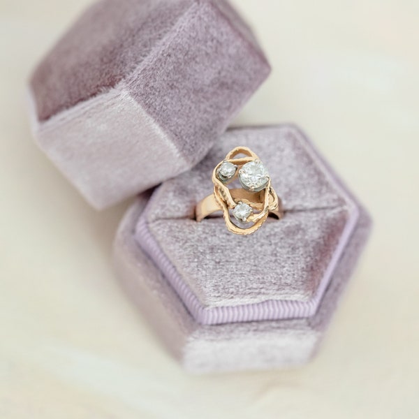 Purple Wedding Ring - Etsy