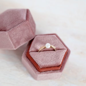 9 Colors- Velvet Ring Box, Engagement Ring Box Double and Single Slot ...