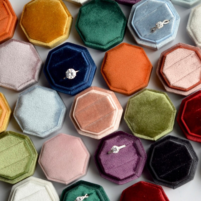 Velvet Ring Box - Etsy