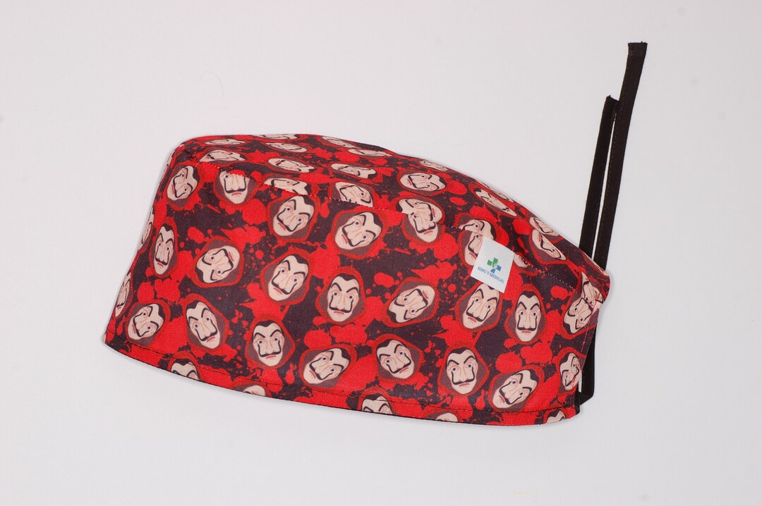 Bank Robbery Operating Room Cap With Ribbons for Doctor, Dentist, Nurse ...