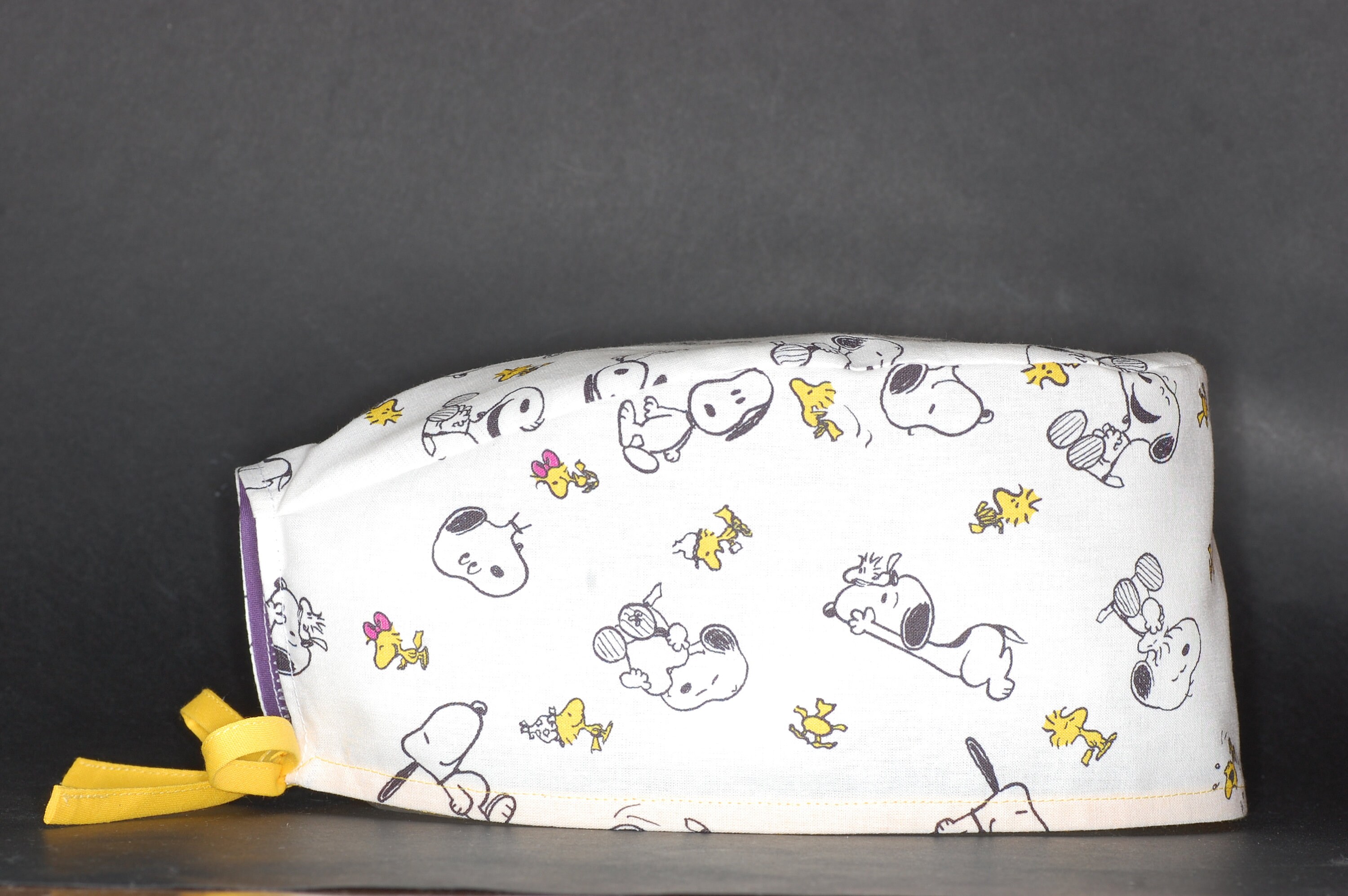 Snoopy and Woodstock Surgical Cap With Ribbons for Doctor, Dentist ...