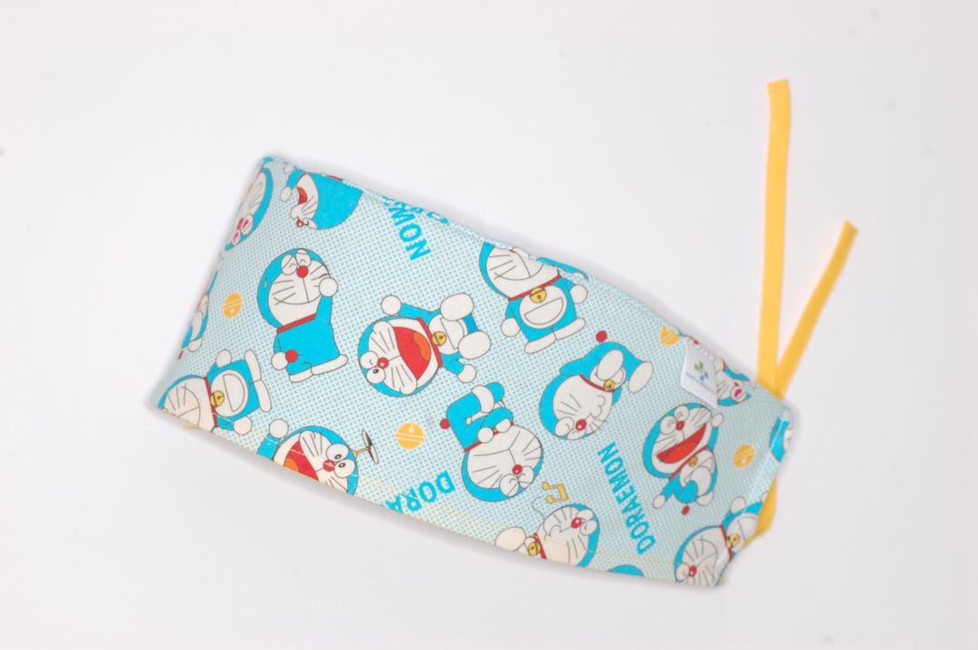 Doraemon Surgical Cap With Straps for Doctors, Nurses, Dentists - Etsy