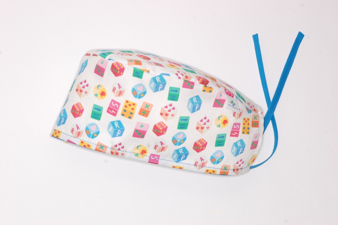 Operating Room Cap Ágatha Ruiz Dados With Ribbons for Doctor, Dentist ...