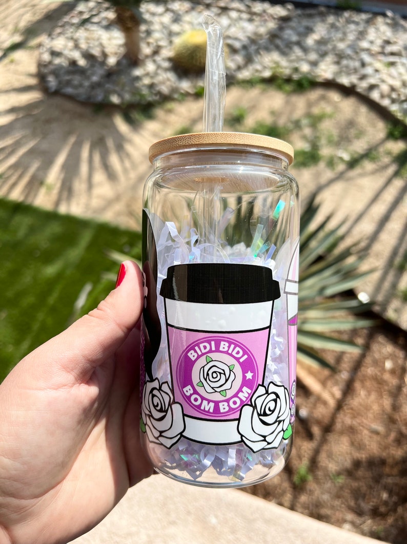 Selena Cafecito 16 Oz Libbey Glass Tumbler - Etsy