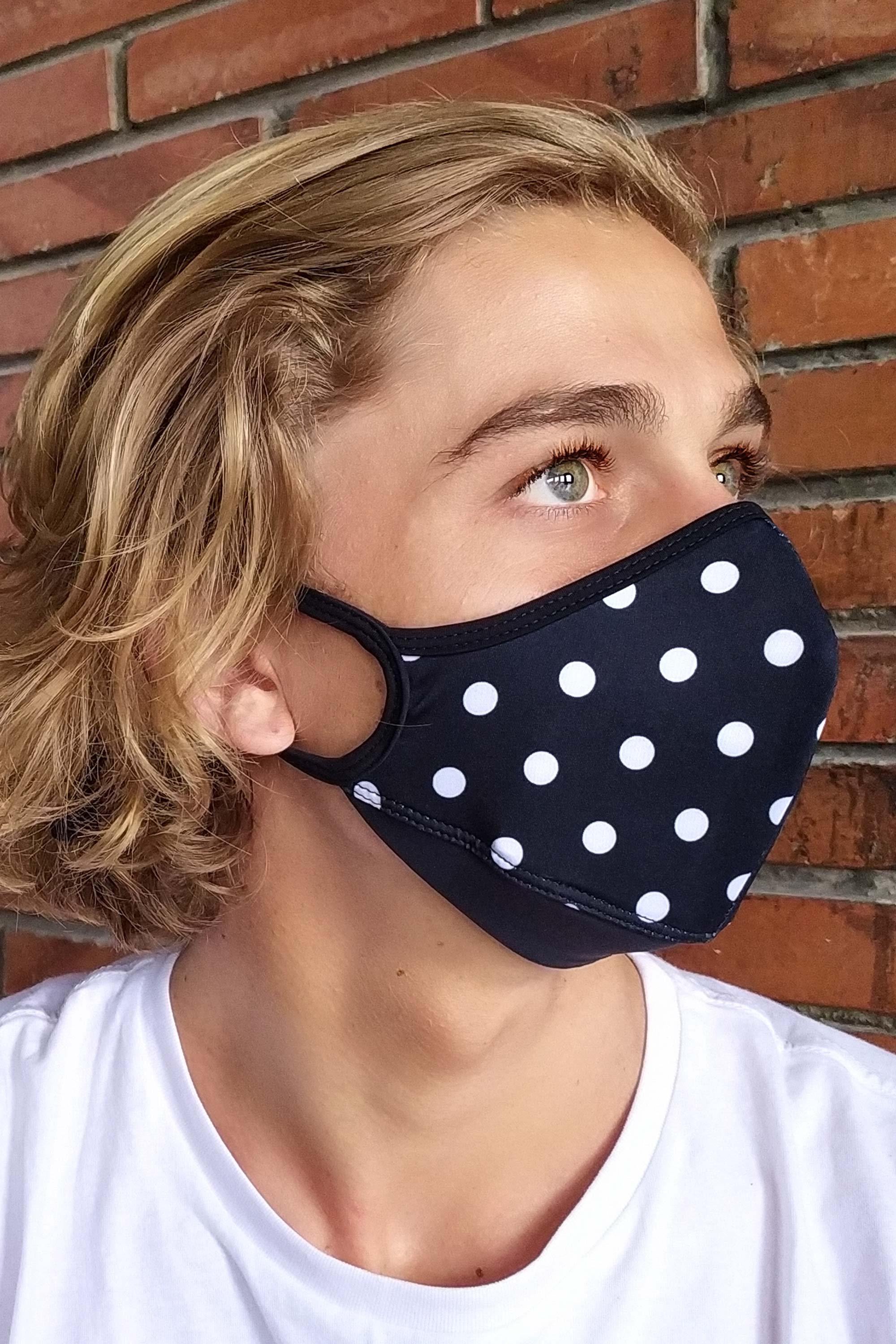 Polka Dots FACE MASK 5-star Reviews | With Carbon Filter Protection ...