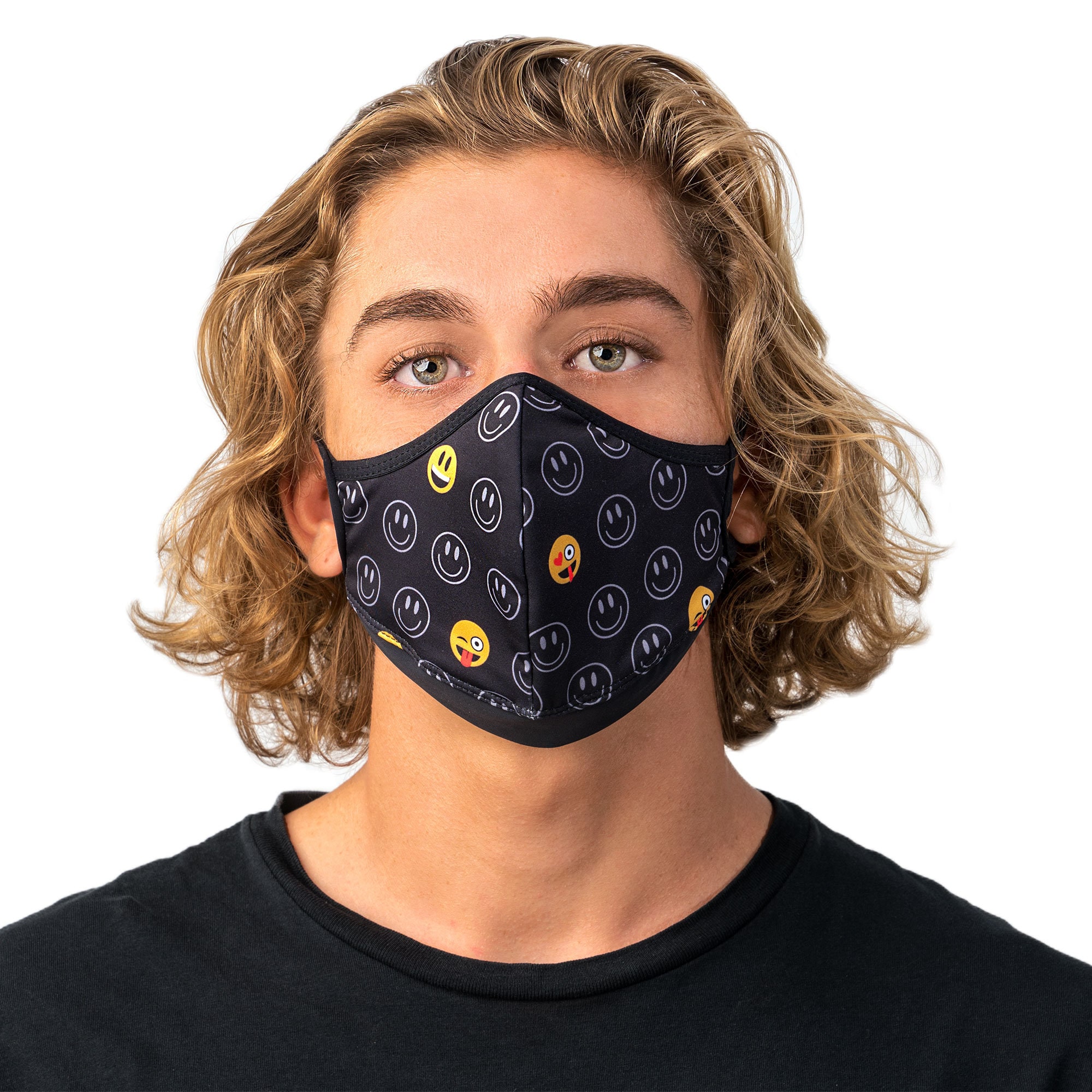 Smiley FACE MASK 5-star Reviews | With Carbon Filter Protection Insert ...