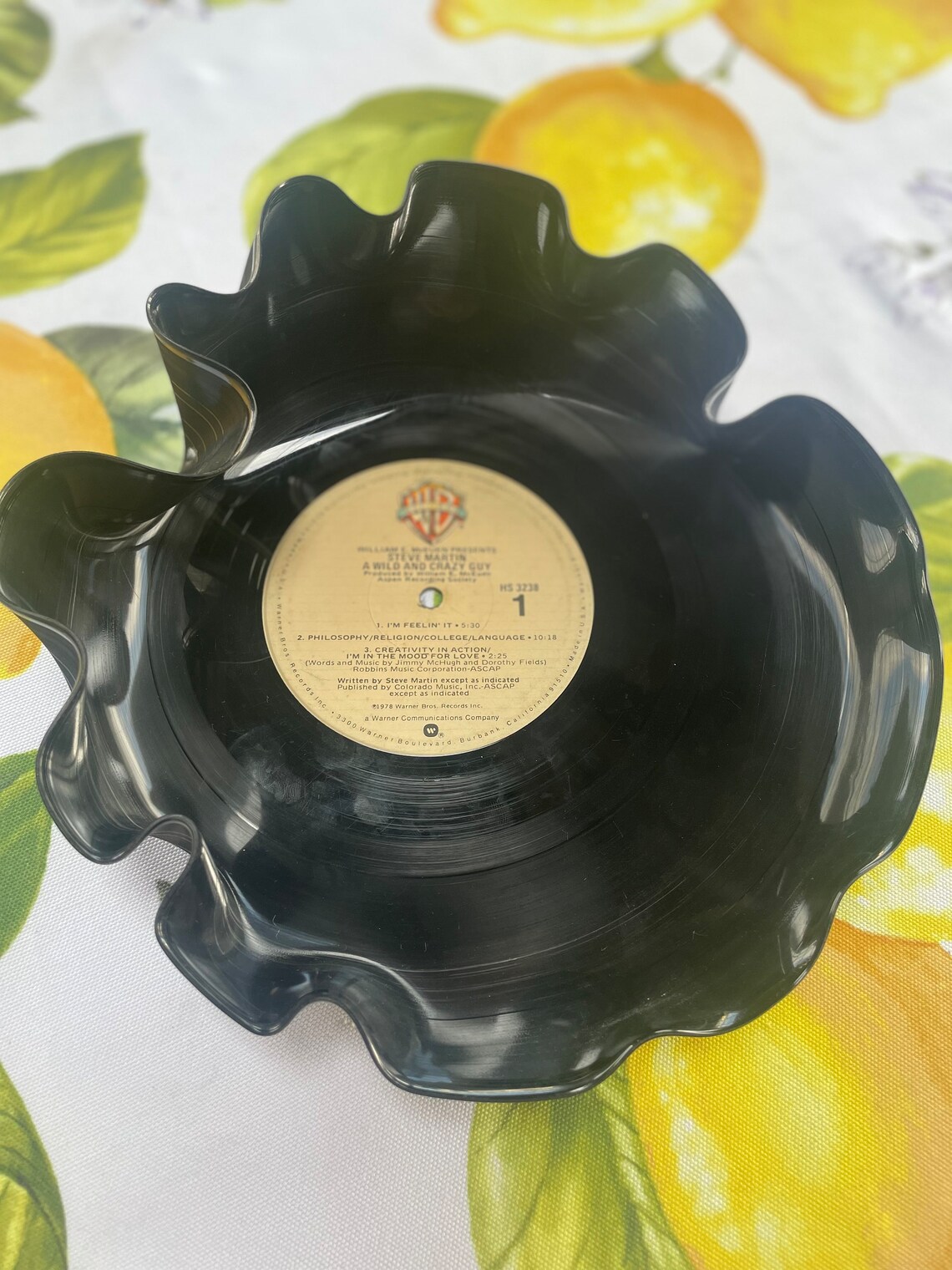 Vinyl Record Bowls Handmade From Vintage Upcycled Vinyl Records.perfect ...