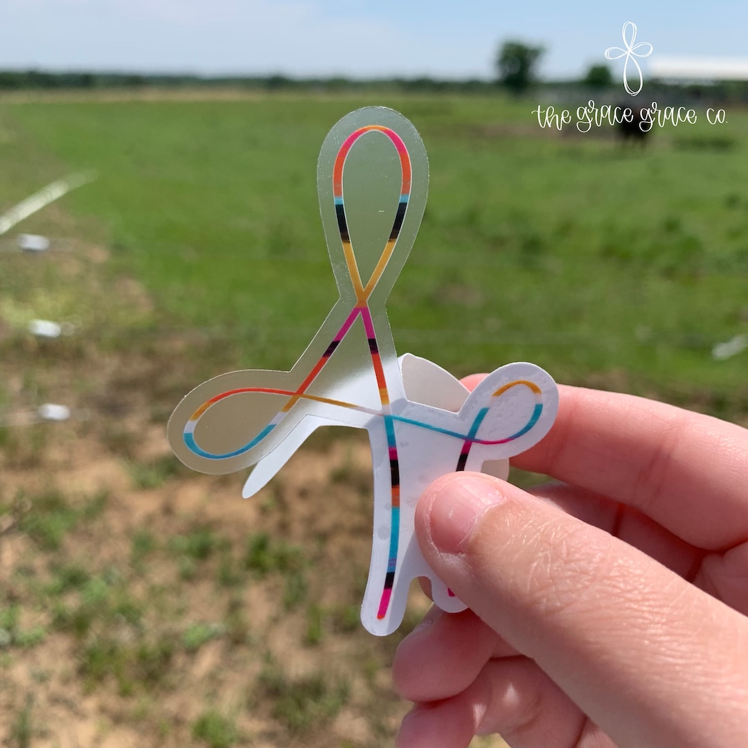 Barrel Pattern Transparent Sticker - Etsy