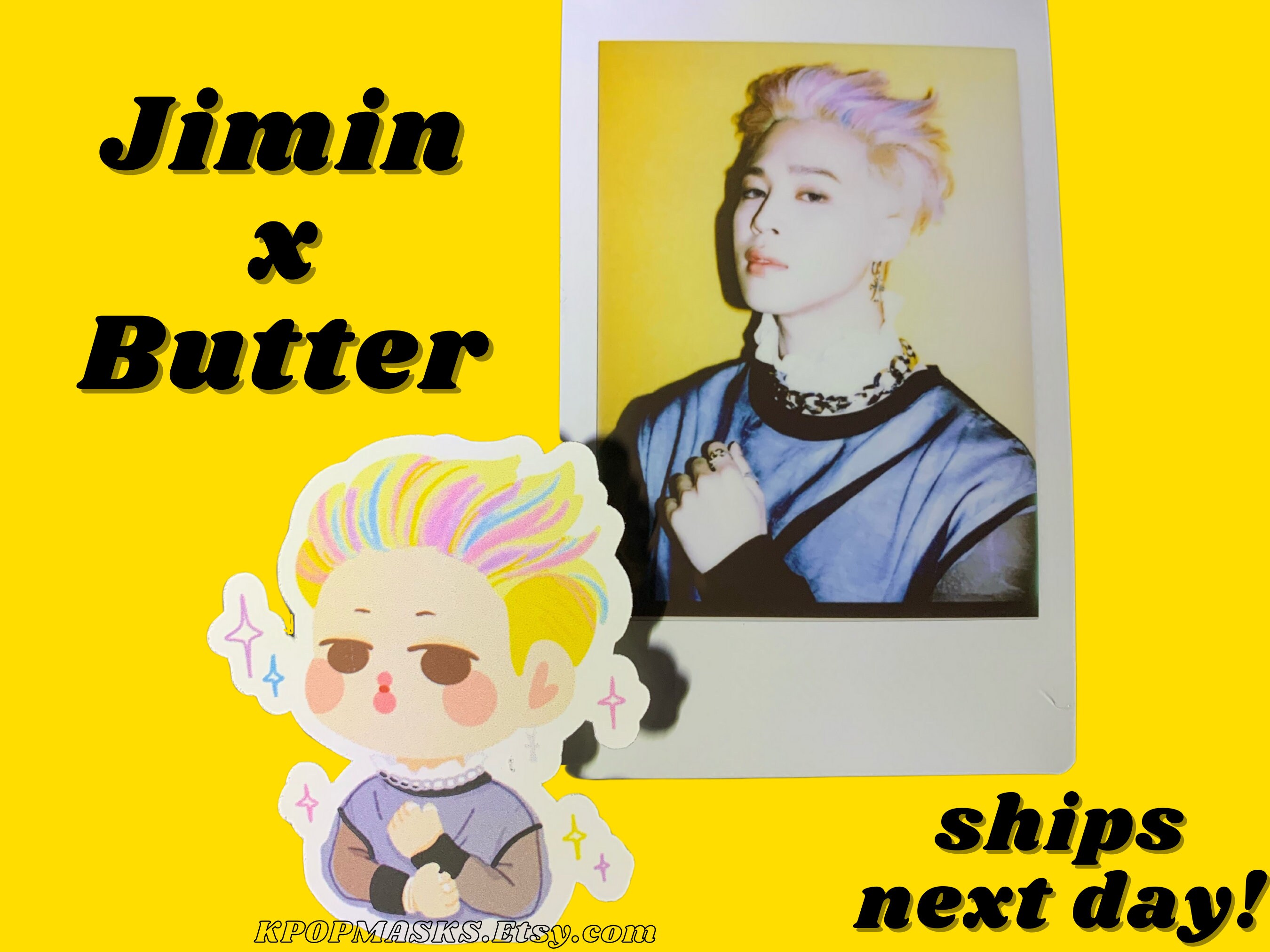 Chibi Jimin Sticker Paper & Party Supplies Stickers, Labels & Tags ...
