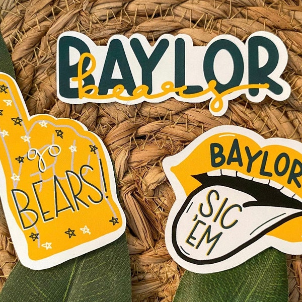 Baylor Decal - Etsy