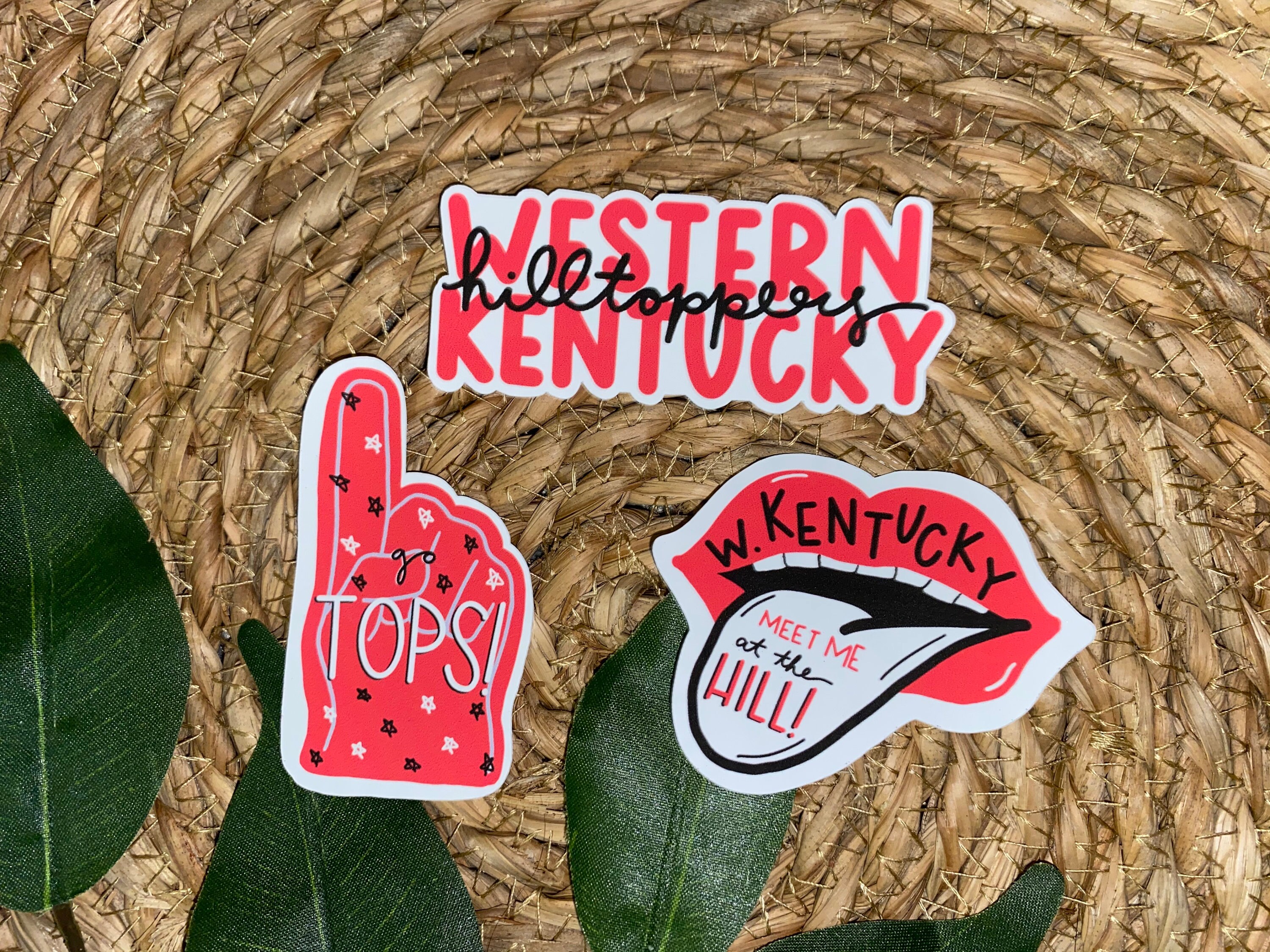 Western Kentucky University Inspired Stickers - Etsy