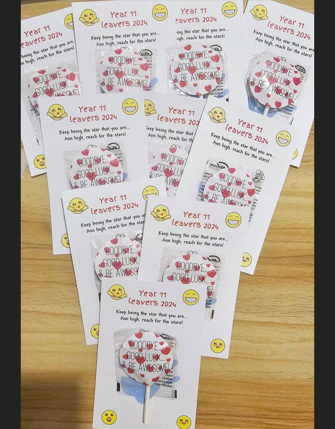 Welcome Class Love Hearts Sweets, Choc Hearts or Heart Lollipops New ...