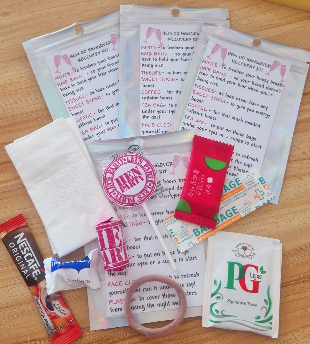Hen Do Hangover Recovery Kits - Etsy UK