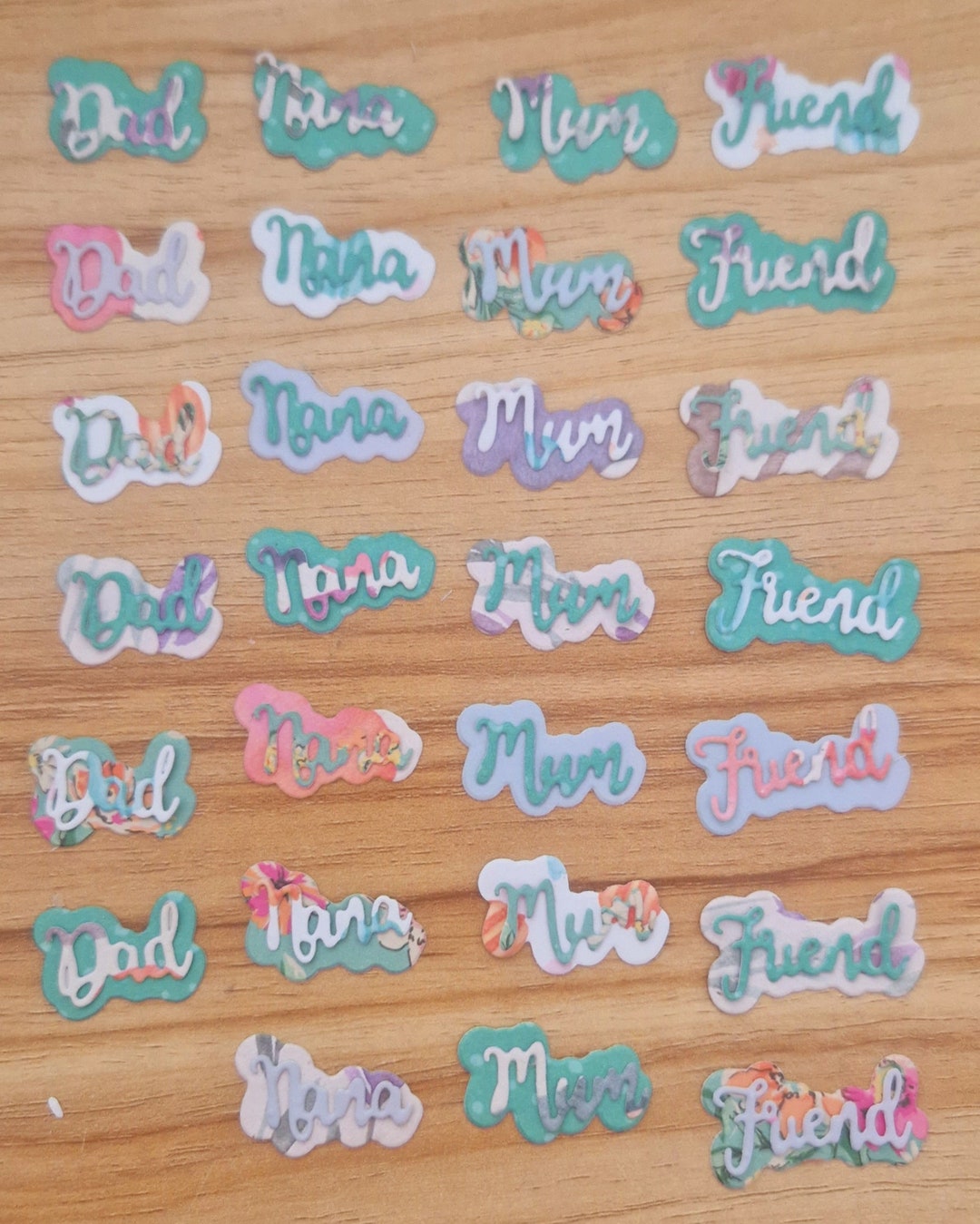 Pack of 5 Mixed Card Toppers Packs, Greetings Cards Scrapbooking Etc - Etsy