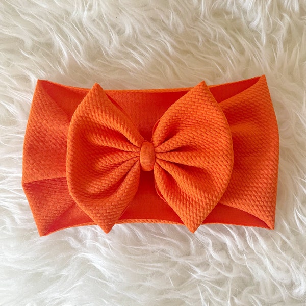 Orange Hair Bows - Etsy