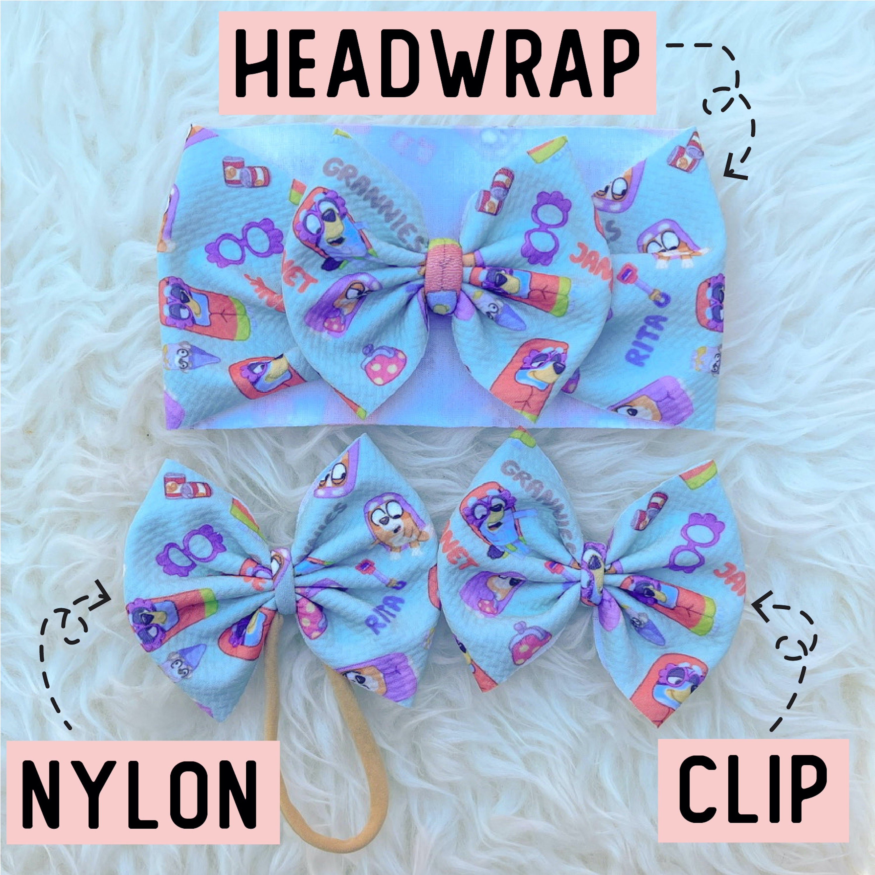 Boho Peace Daisy Print Bow - Etsy