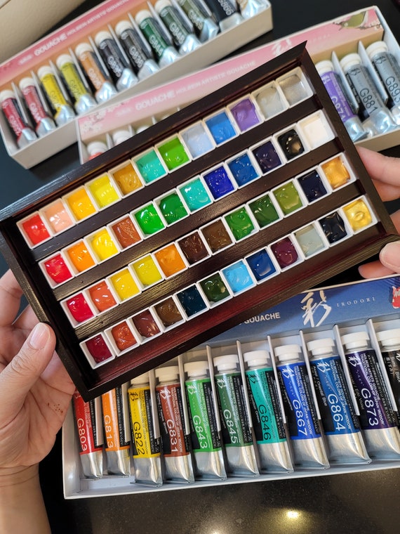 Painting Tray Gouache Palette Set 10-Piece Aluminum Paint Tray Set - 5 ...