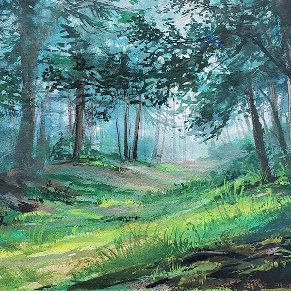 Gouache Painting - Etsy