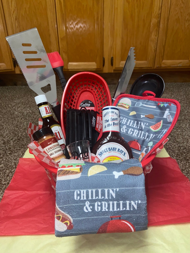 Barbecue Gift Basket | Fathers Day | Grilling Gift Basket ...