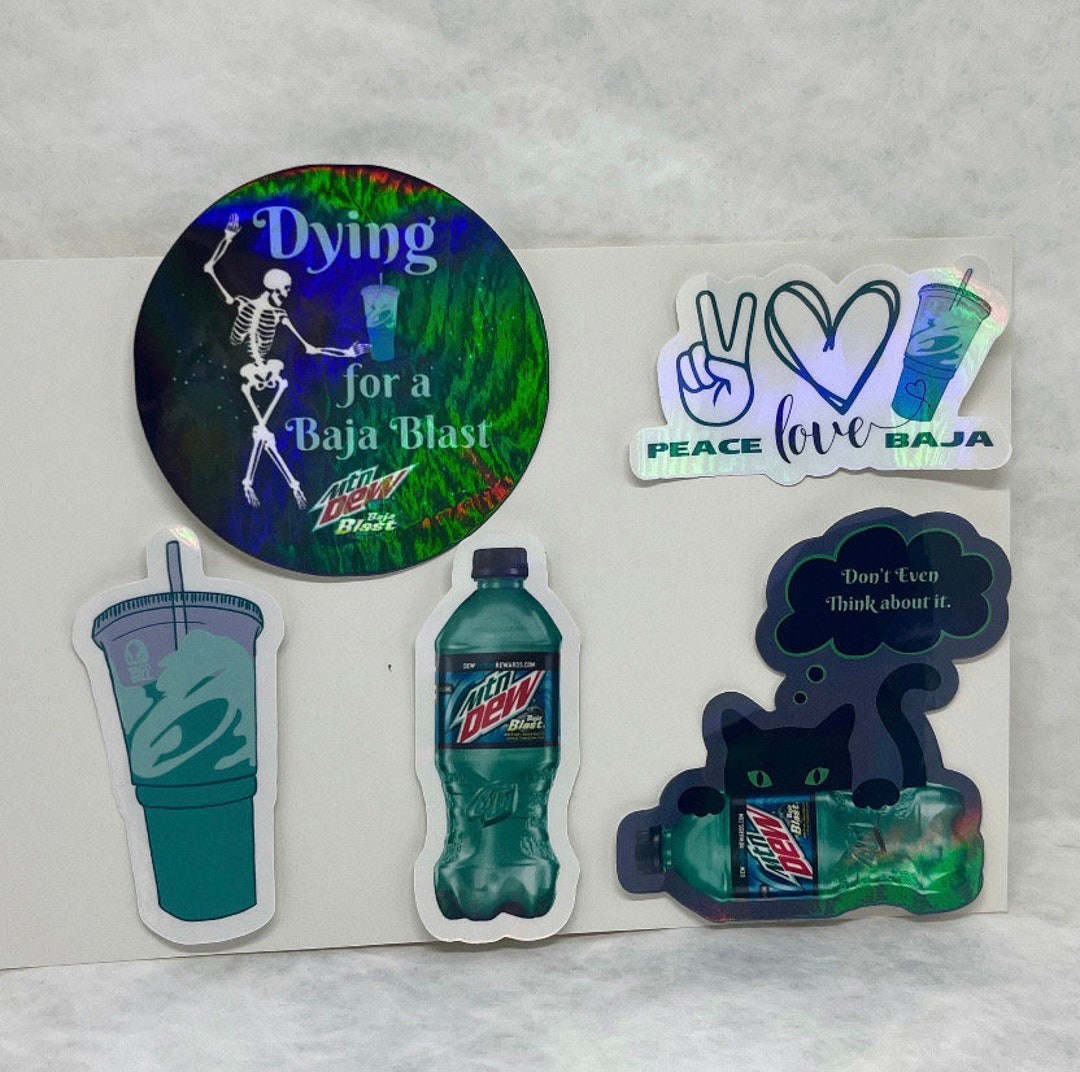 Baja Blast Sticker - Vinyl Decal Bundle Deal - Etsy