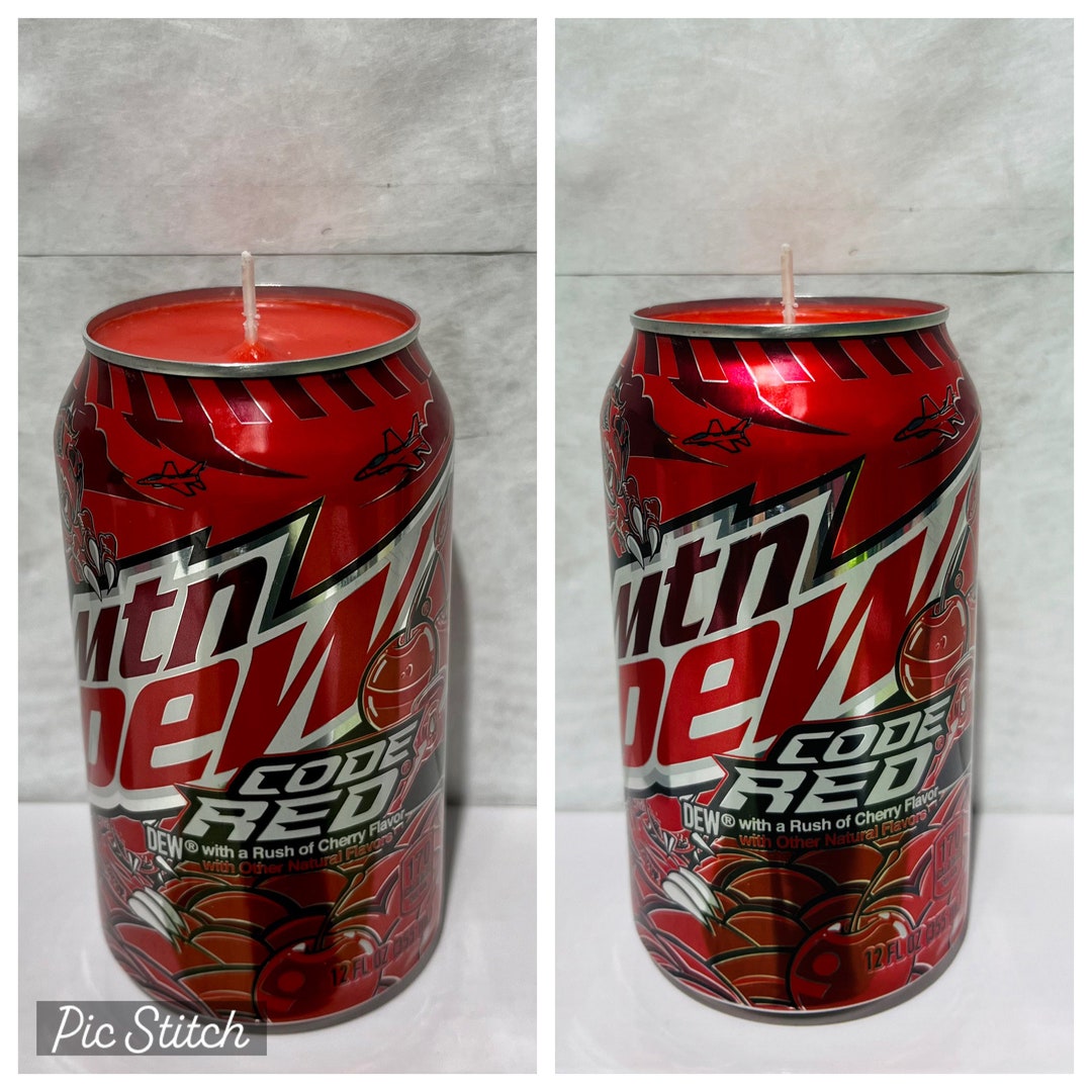 Mountain Dew Code Red Scented Candle 12 Oz - Etsy