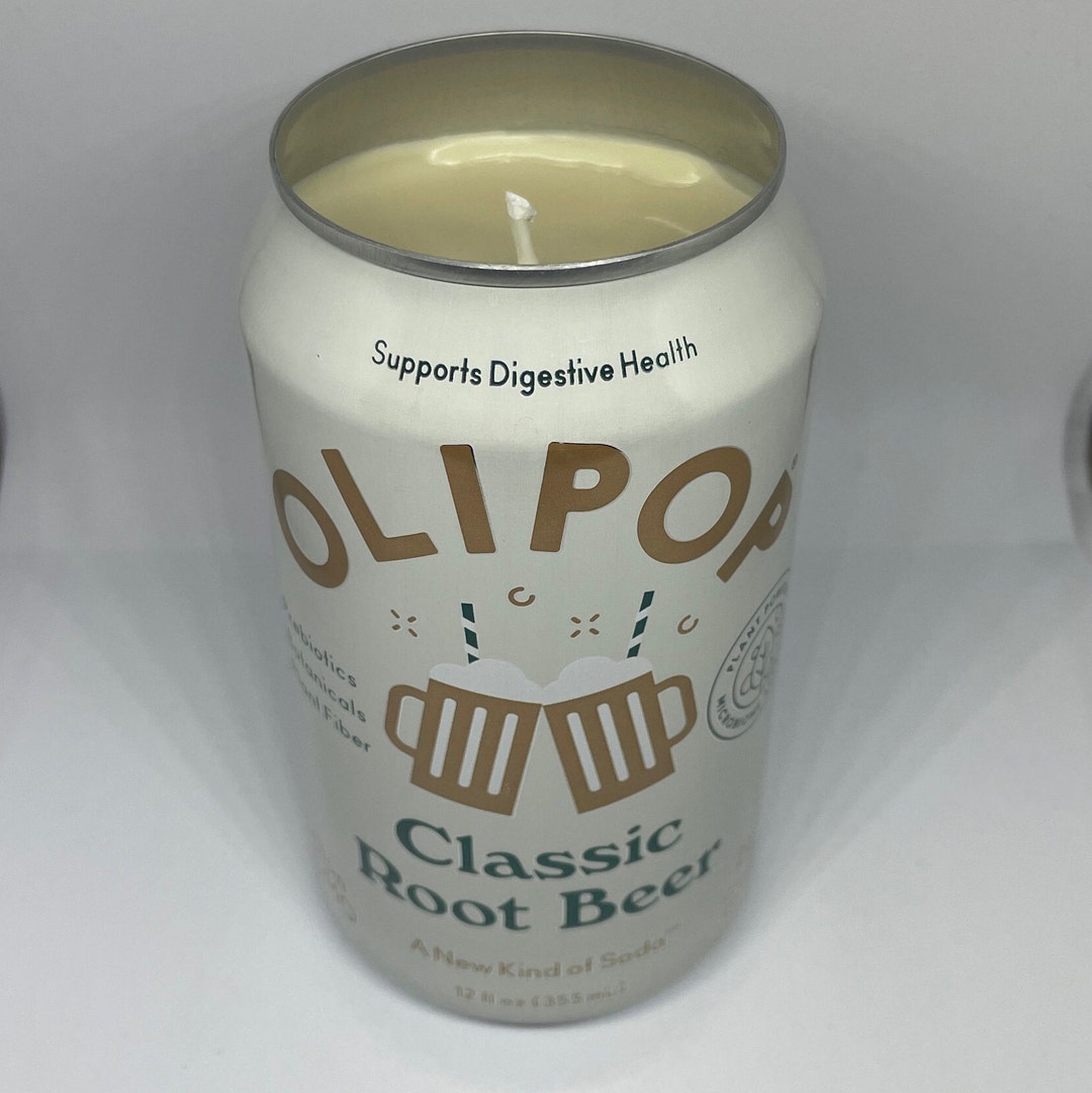 Olipop Classic Root Beer 12 Oz Root Beer Scented Candle From Cute ...