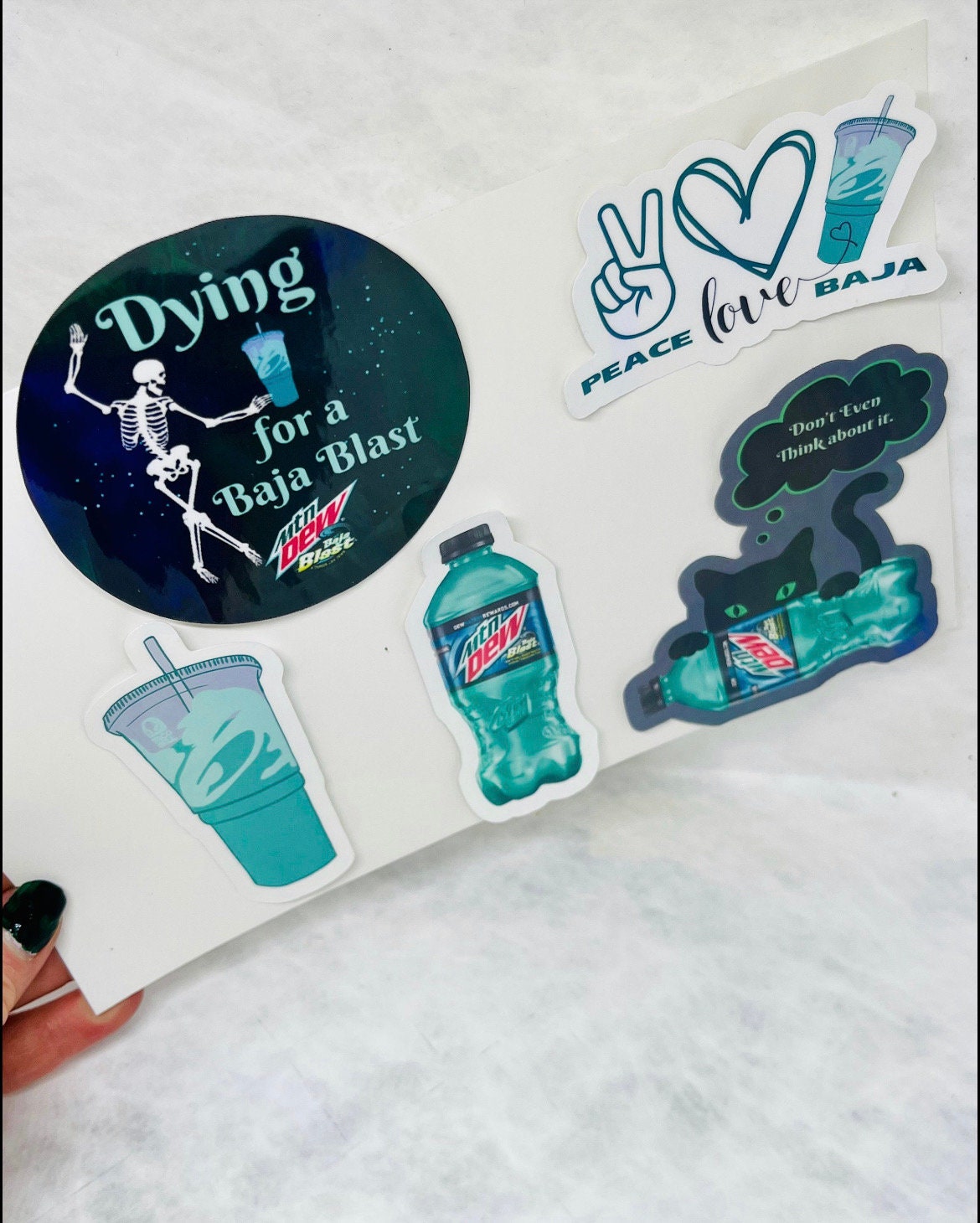 Baja Blast Sticker - Vinyl Decal Bundle Deal - Etsy