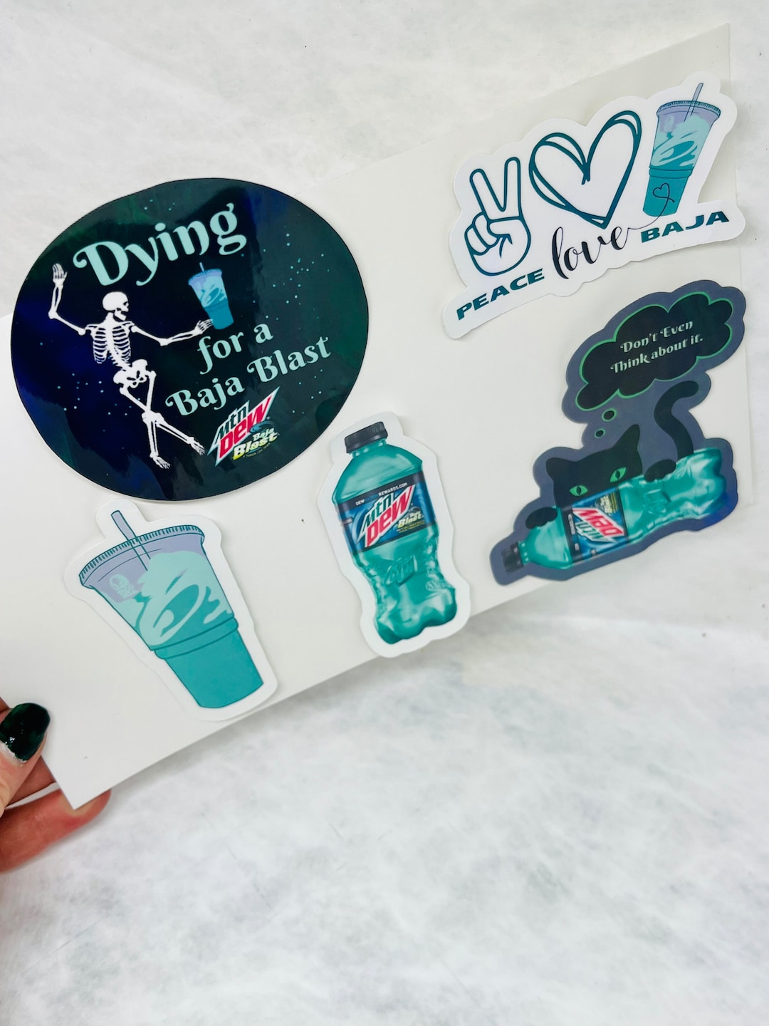 Baja Blast Sticker Vinyl Decal Bundle Deal - Etsy