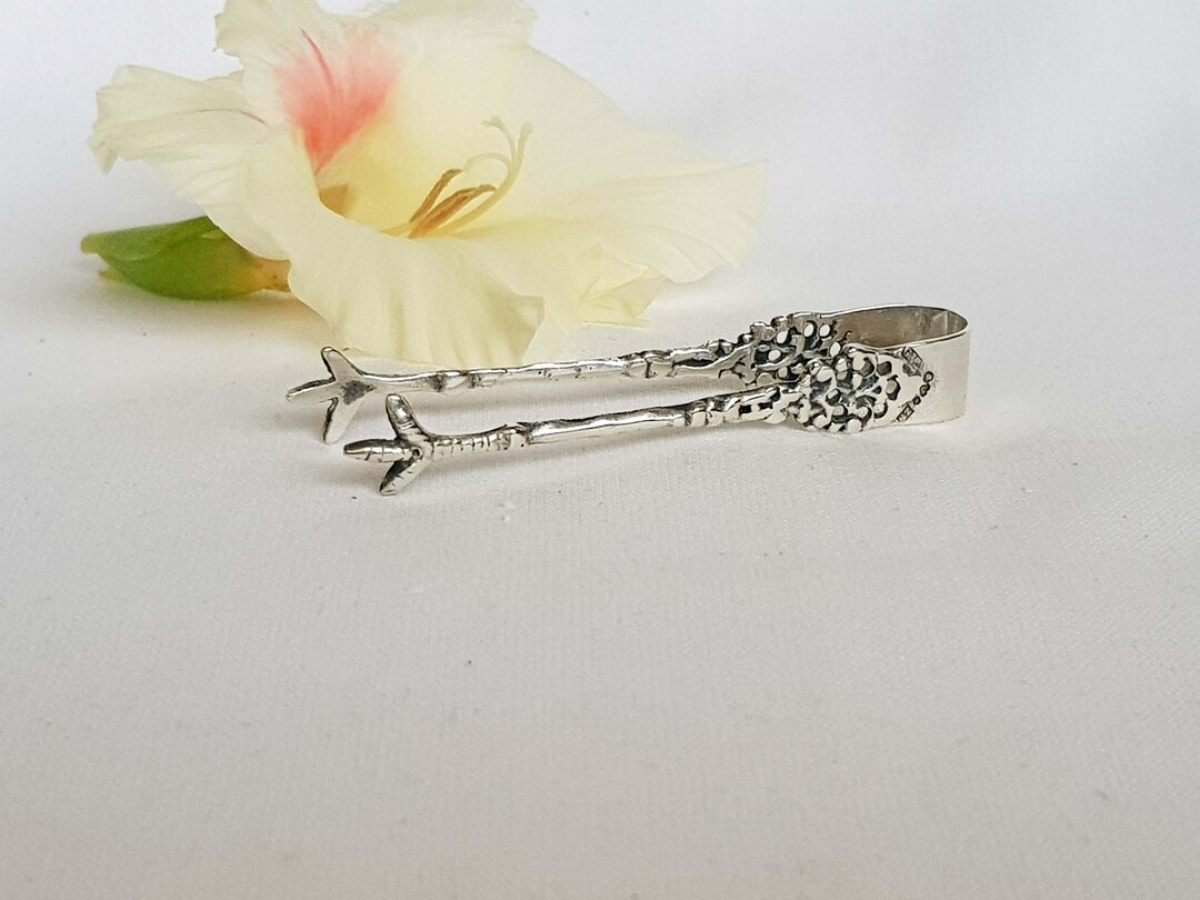 Chicken Legs Tongs. Sugar Tongs. Sterling Silver Tongs, 830 S. Antique ...